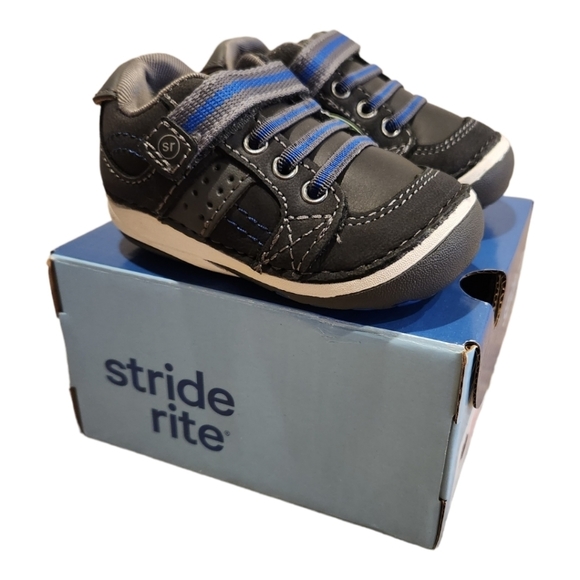 Stride Rite | Shoes | Stride Rite Soft Motion Baby Infant Boys Gray ...
